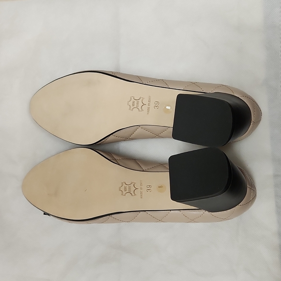 Ferca 81 | Shoes | Nwob Ferca 8 Leather Quilted Block Heel Shoes Made ...